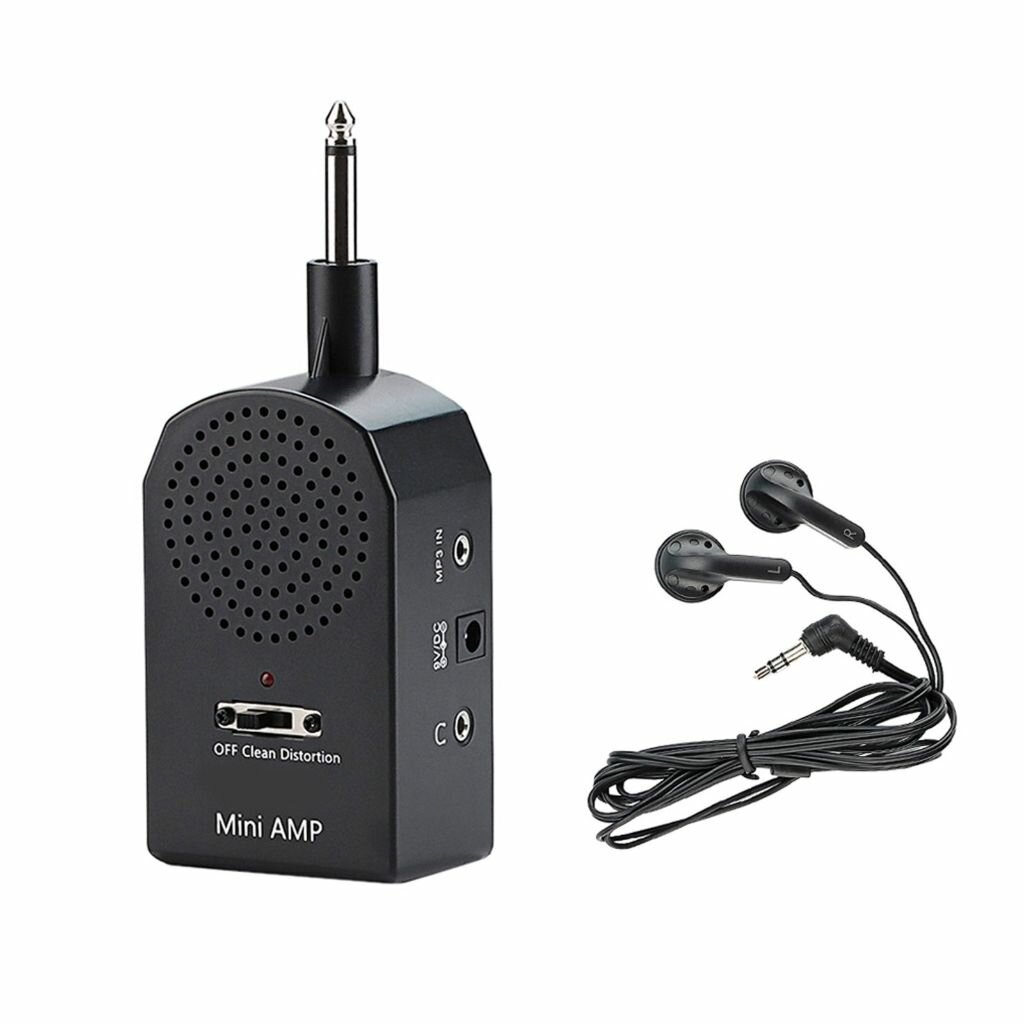 Черный гитарный усилитель