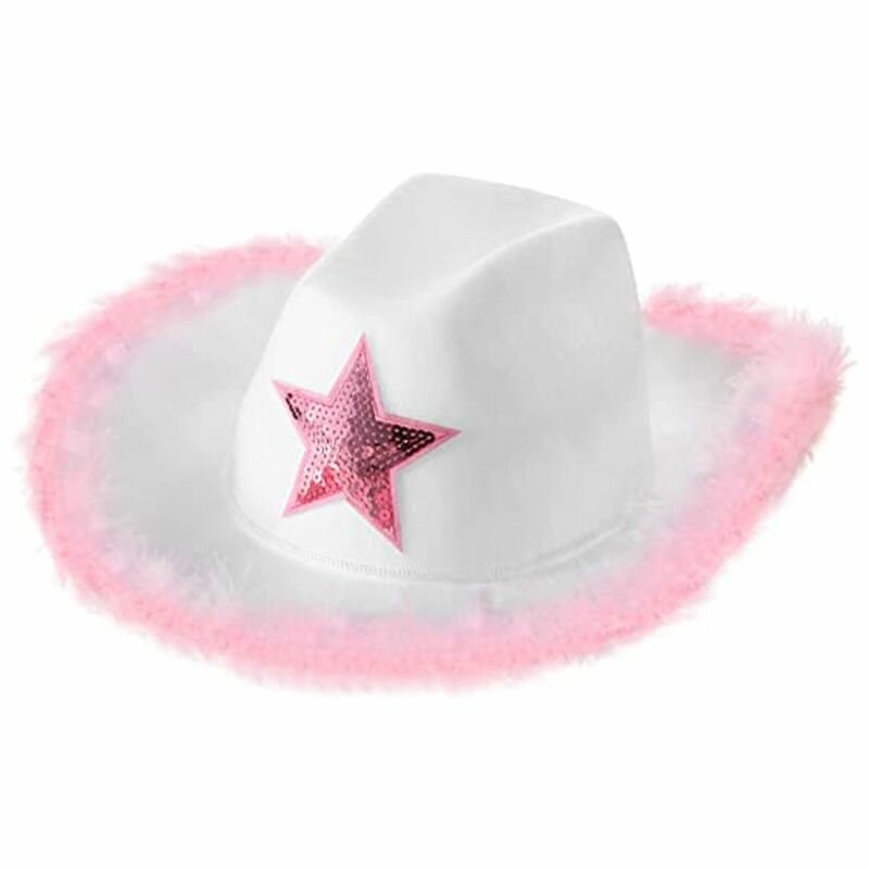 Ковбойская шляпа с блестками star burr hat-пятиконечная звезда