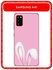 Чехол на Samsung Galaxy A41 / Самсунг Галакси А41 с принтом "Кроличьи уши 1"