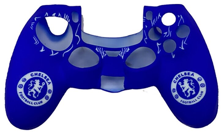 Силиконовый чехол для DualShock 4 (ФК Челси)
