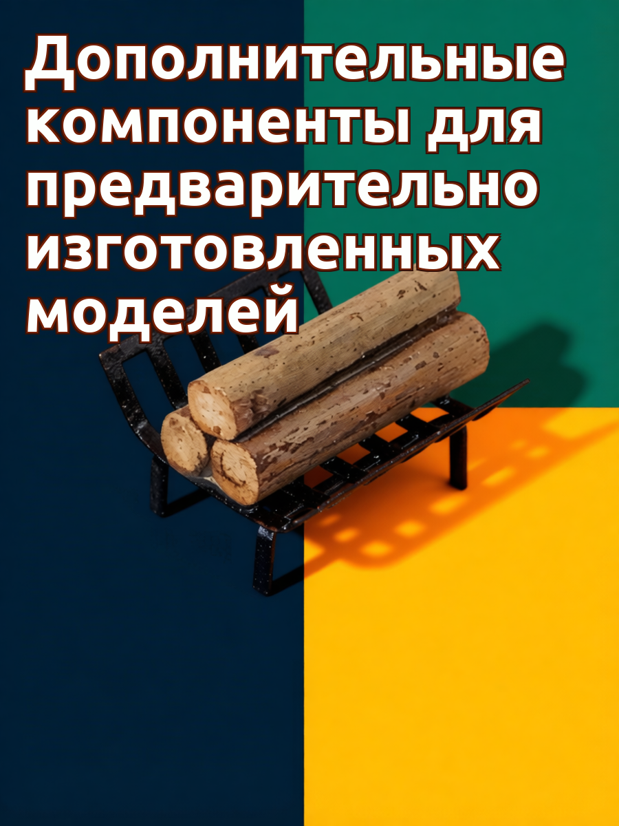 Декоративная Подставка Для Дров Мини Модель Игрушка Для Детей 3 2X2 8Cm
