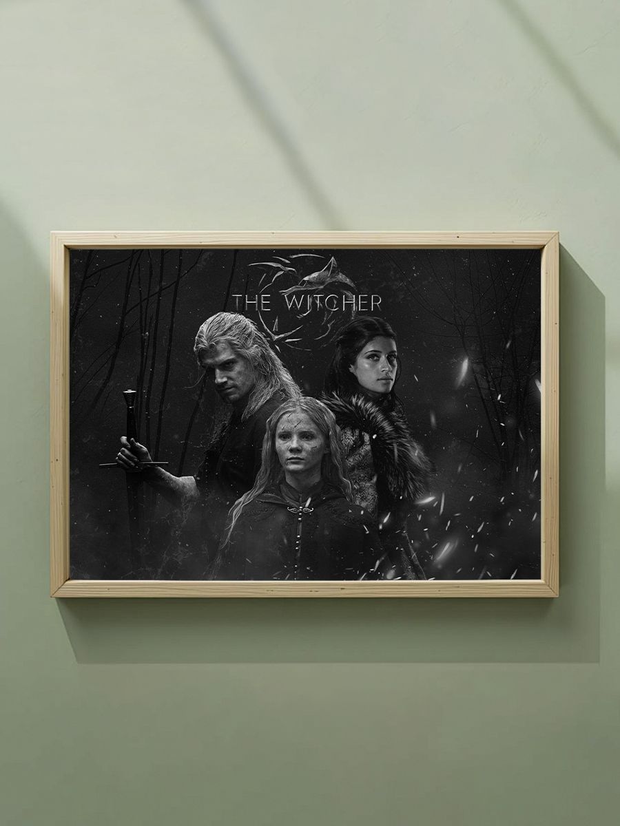 Постер, плакат на стену "Отряд Дикой Охоты - Ведьмак / The Witcher" 42 см х 29,7 см (А3), Без Рамы