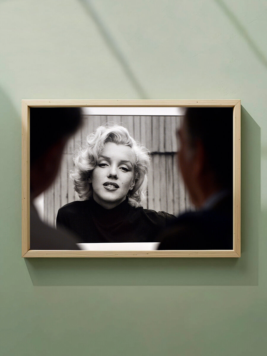Постер, плакат на стену "Портрет Мэрилин Монро / Marilyn Monroe" 42 см х 29,7 см (А3), Без Рамы