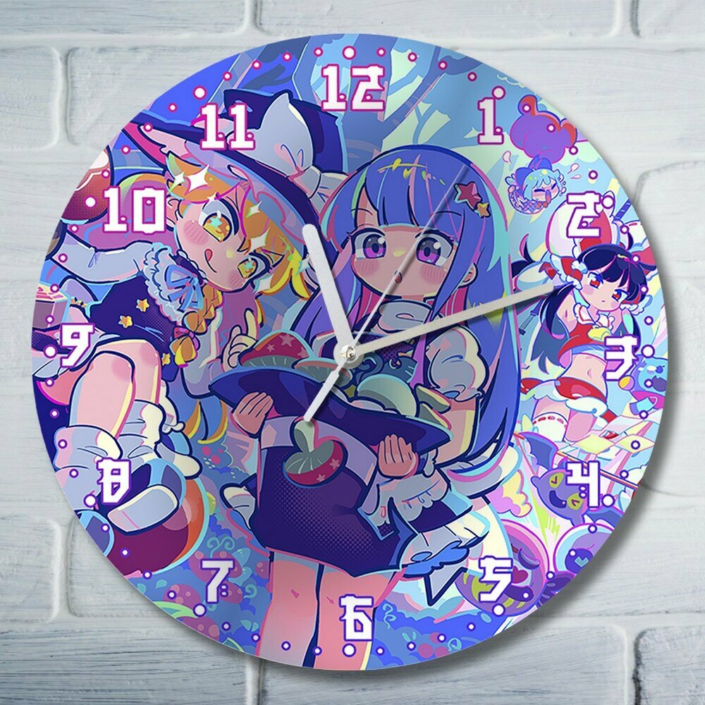 Настенные часы УФ "игры muse dash (рейму, мику, Rin, Marija, Yume, Ola, Buro) - 10137"