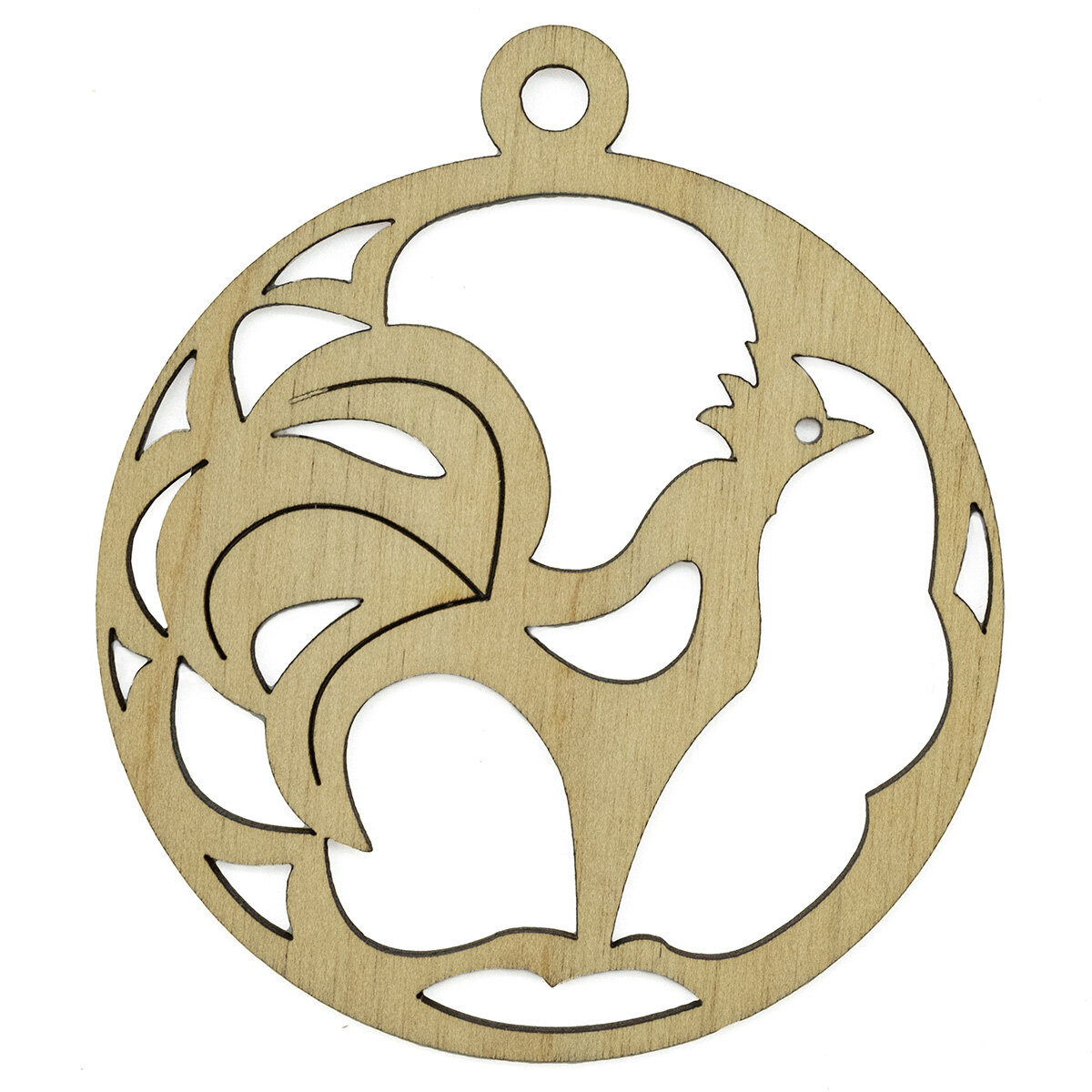 Заготовка деревянная для творчества 'Петушок изящный', 7,2*8,2 см, Astra&Craft