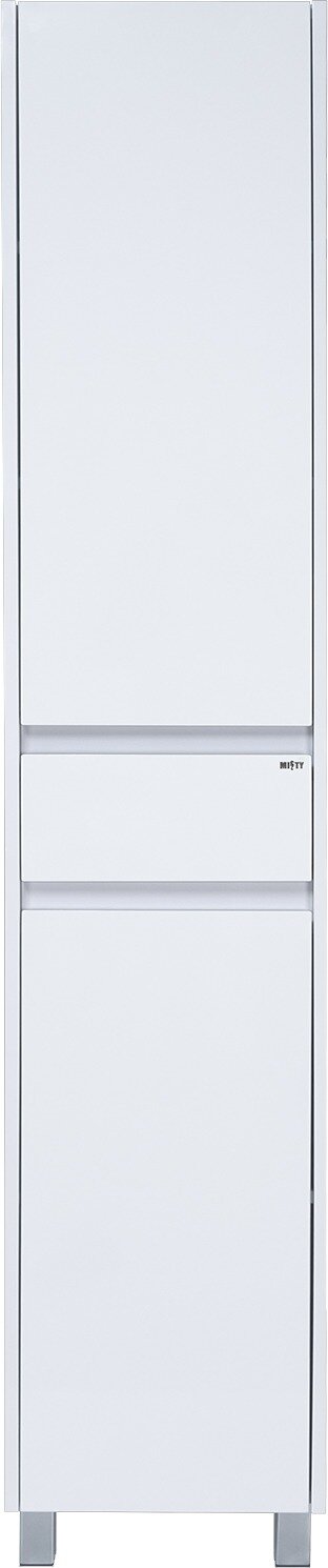 Пенал Misty Алиса Э-Али0501-01П напольный R, белый глянец