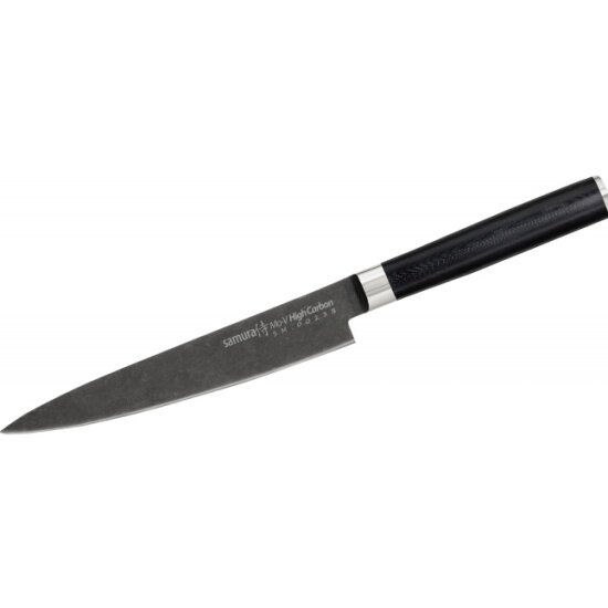 Нож кухонный универсальный Samura Mo-V Stonewash, 15 см (SM-0023B/K)