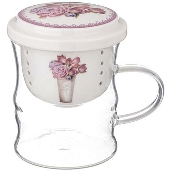 Кружка Lefard с фарфоровым ситом, 420 мл. (87-332)