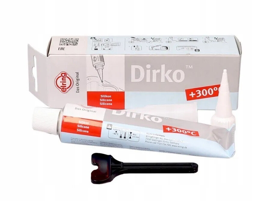 Герметик силиконовый серый Elring Dirko HT (70 мл)
