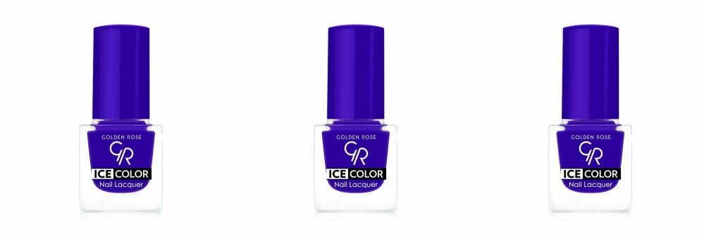 Golden Rose Лак для ногтей Ice Color Nail Lacquer, тон 242, 3 шт.