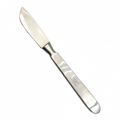 Скальпель Surgicon J-15-043A 165 мм Многоразовый Нож резекционный брюшистый