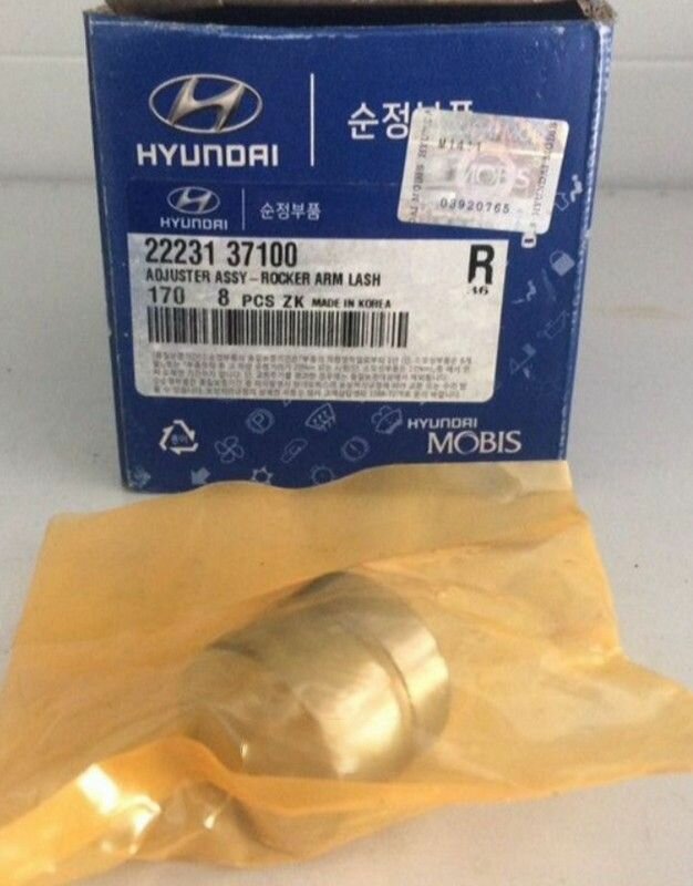 Гидрокомпенсатор клапана двигателя для Hyundai Elantra 2000-2006 1.6, Getz 2002-2011 1.4-1.6, Santa Fe 2001-2006 2.7, KIA Rio 2005-2011 1.4-1.6, Sportage 2004-2010 2.7 / арт. 2223137100 / бренд MOBIS