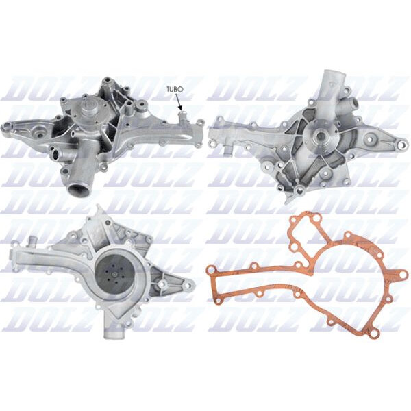 Насос водяной помпа для автомобиля Mercedes Benz, DOLZ M212 (1 шт.)