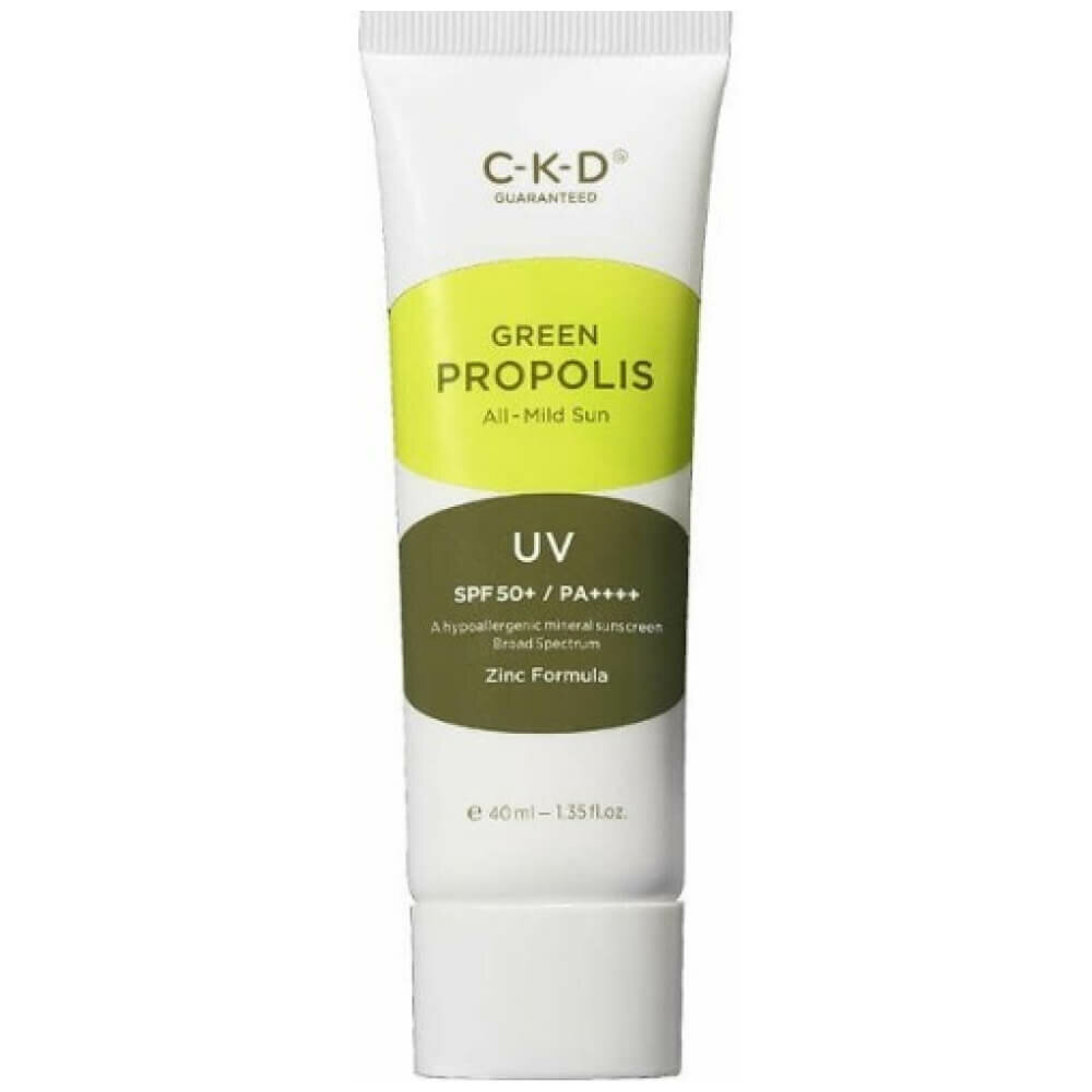 Мягкий солнцезащитный крем с прополисом CKD Green Propolis All-Mild Sun SPF50+ PA++++ 40 мл