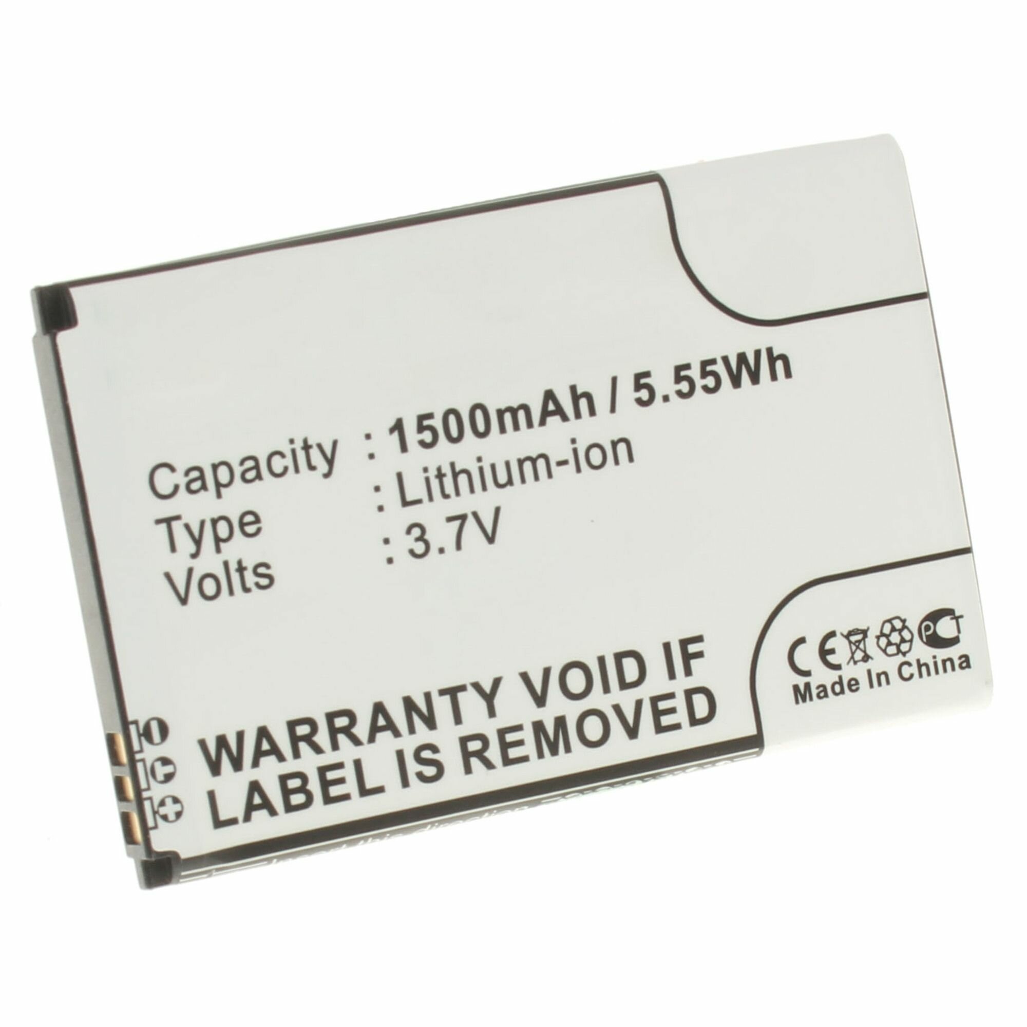 Аккумуляторная батарея iBatt 1500mAh для телефонов Huawei Ascend G306T (BLT005, HB4F1, HWBAF1)