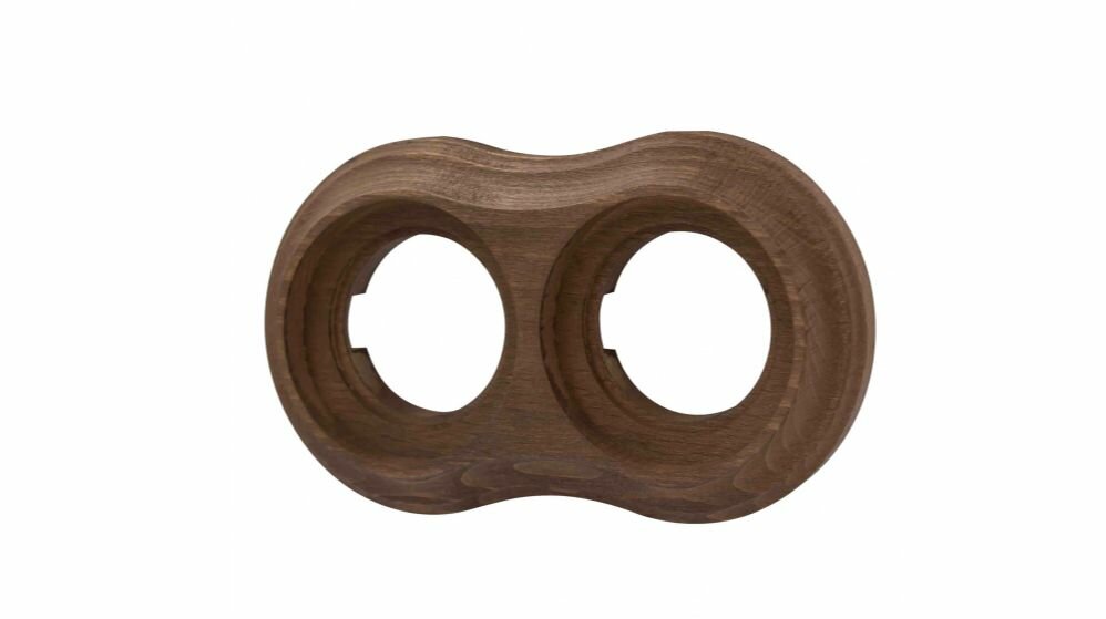 BIRONI Рамка 2 постовая Пиластро, накладной монтаж, дерево, цвет Винтаж