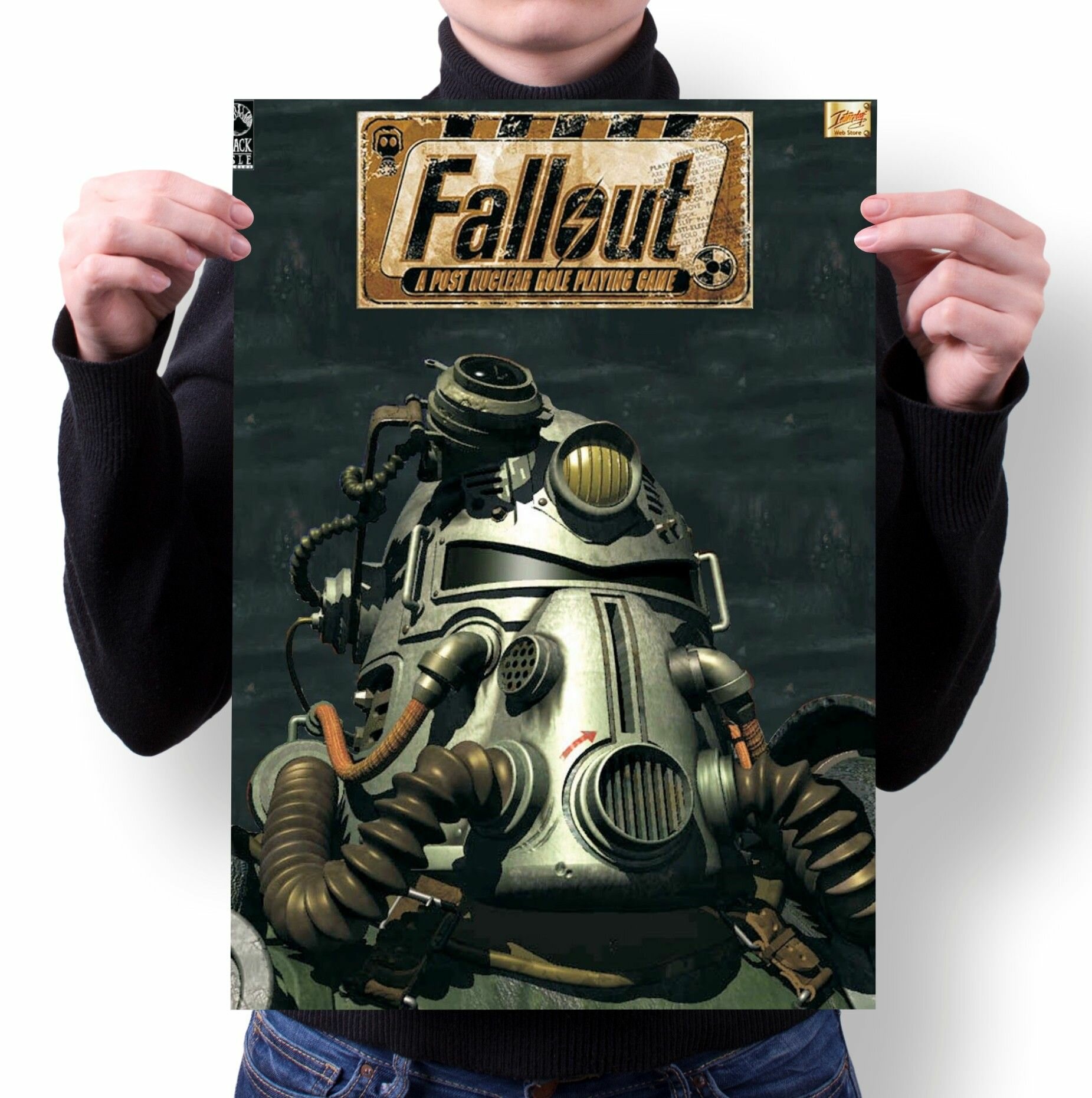 Плакат формата А3 с принтом "Fallout", Фоллаут