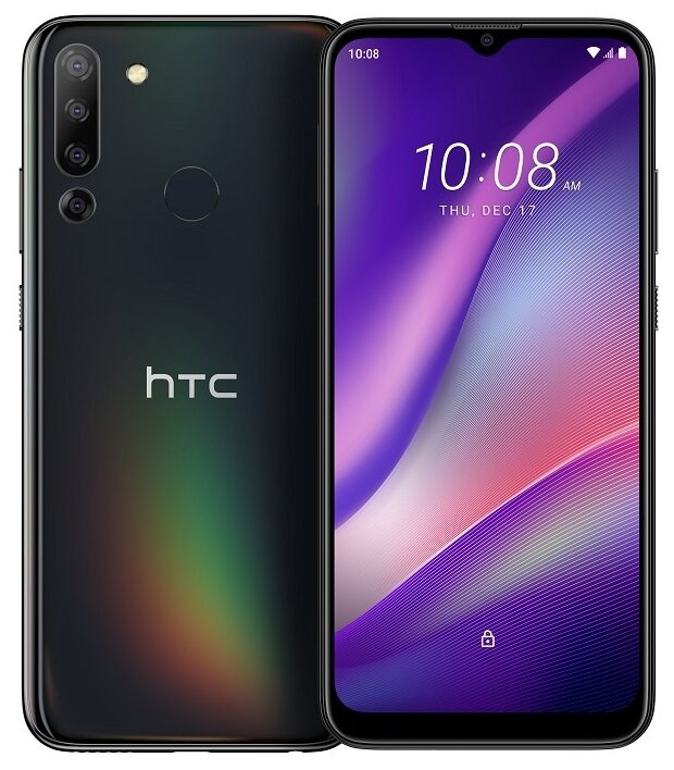 Смартфон HTC Wildfire E3 4/128 ГБ, Dual nano SIM, черный