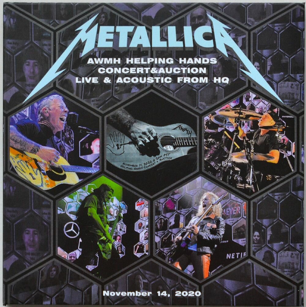 METALLICA - AWMH HELPING HANDS CONCERT & AUCTION Live and Acoustic in San Rafael USA 2020 2CD (аудио диск, Digisleeve, концерт)