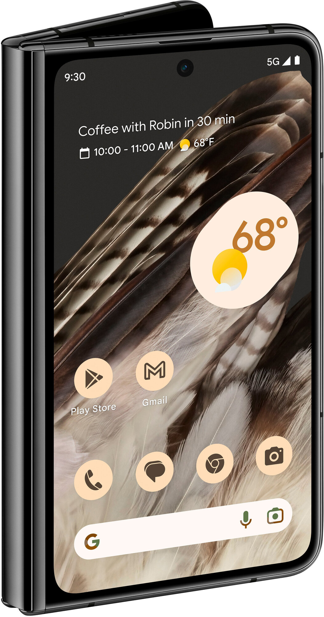 Смартфон Google Pixel Fold 5G, 12/256Gb JP, Obsidian (Черный)