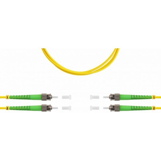 Патч-корд оптический Toplan , дуплексный, ST/APC-ST/APC, SM 9/125, 50 м, LSZH