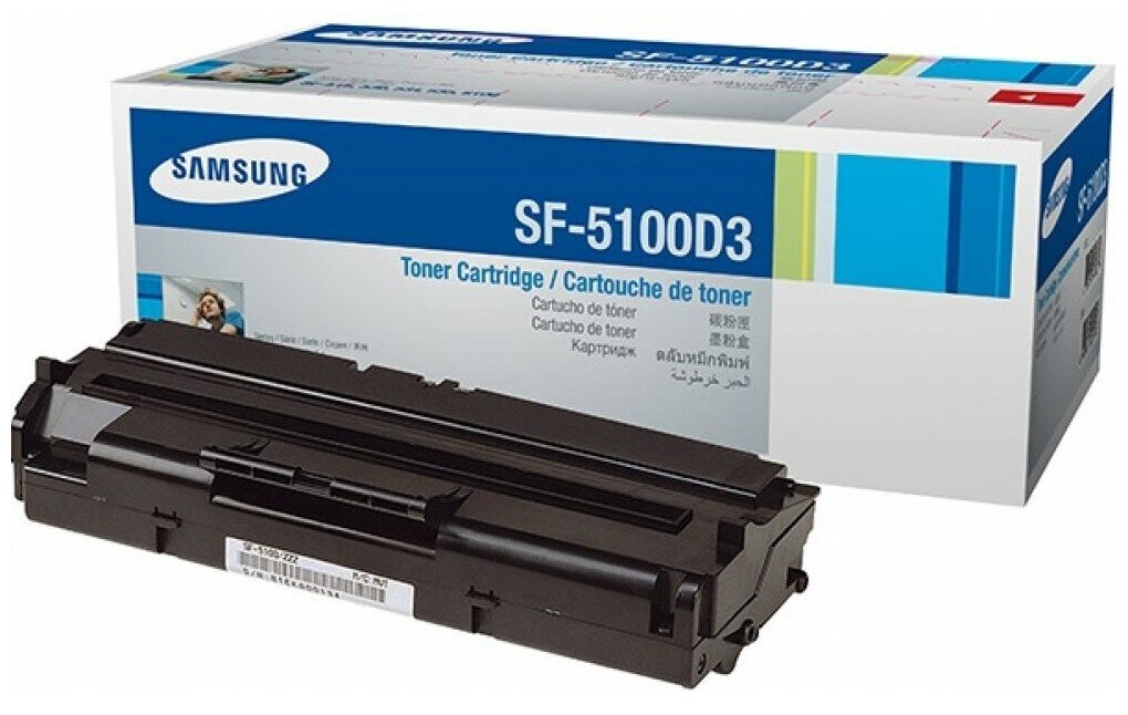 Тонер-картридж Samsung SF-5100D3, для лазерных принтеров, ресурс 2500 стр, черный, 1 шт