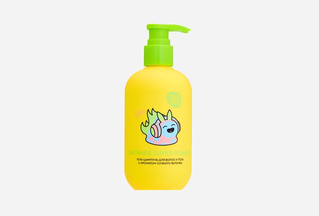 Гель-шампунь для волос и тела Shower super power! bouncy apple, 300 мл