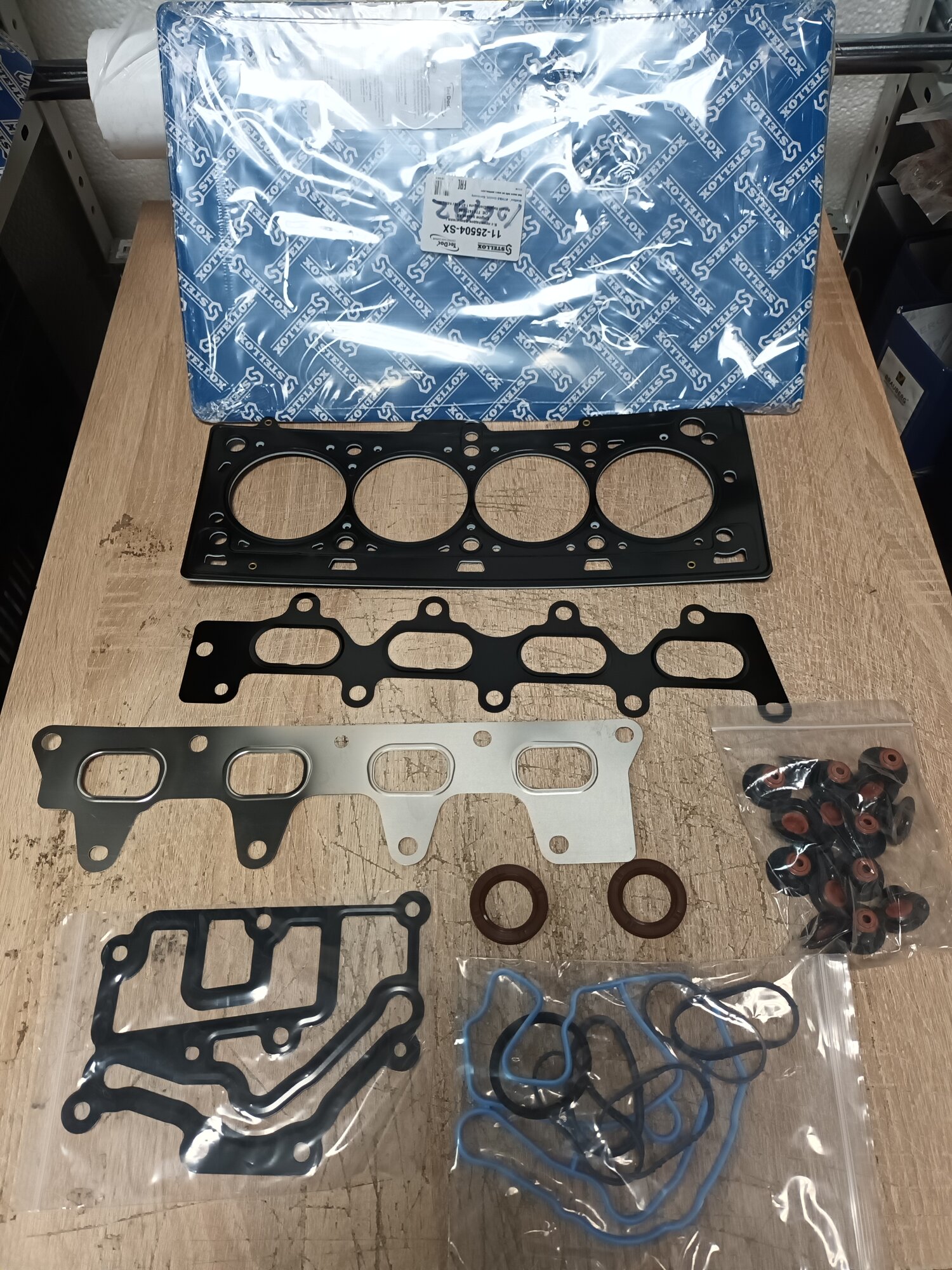 Прокладки верхний комплект Рено Логан K4M 16 клапанов