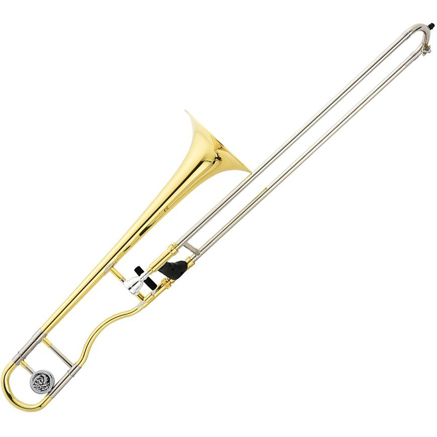 Jupiter JTB710Q Тромбон тенор Bb, эргономичный, мензура 12,7 мм, раструб 203 мм, кулиса мельхиор, корпус медь, лакированный, облегченный кейс JKC-TB42FQ