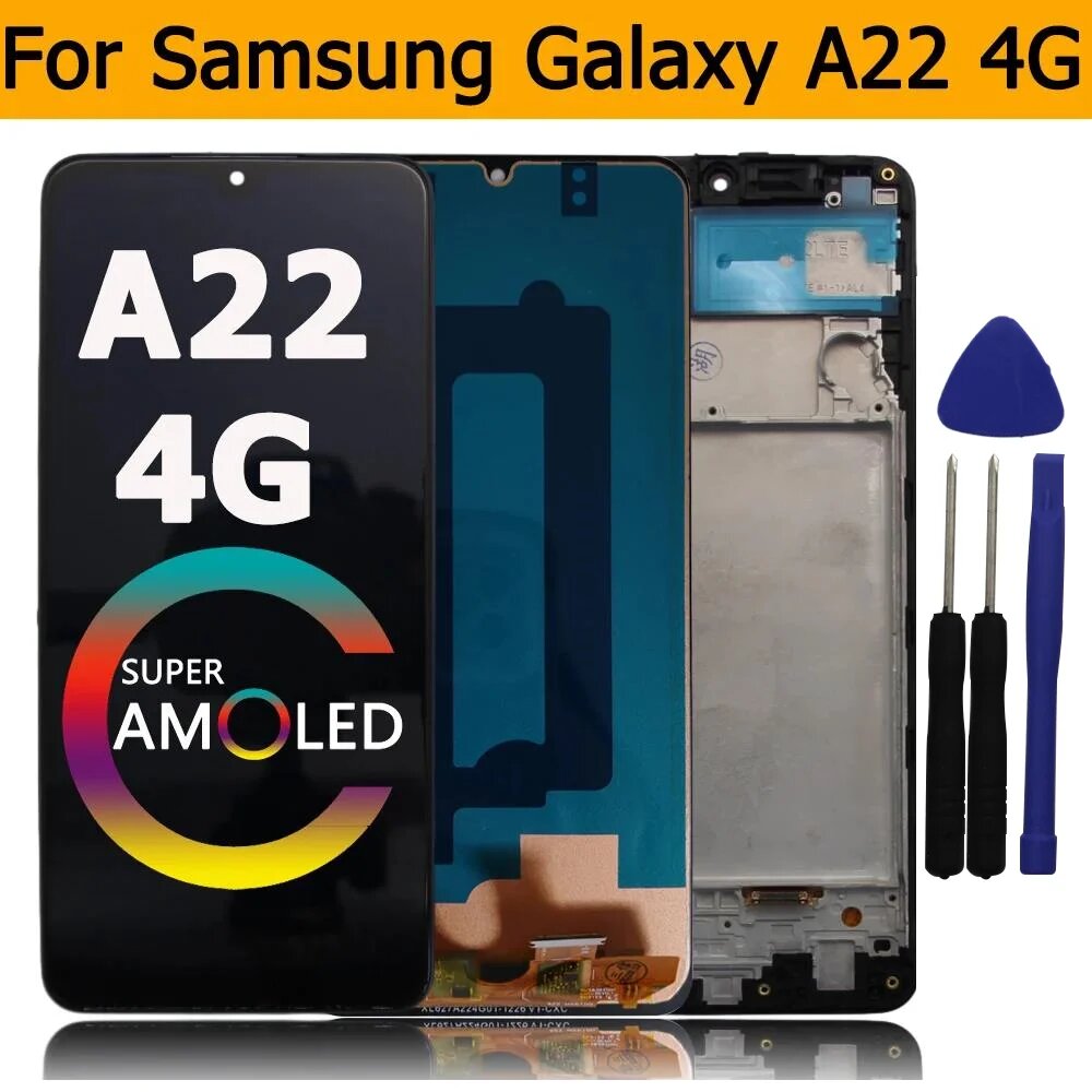Дисплей в сборе Samsung Galaxy A22 4G TFT with Frame
