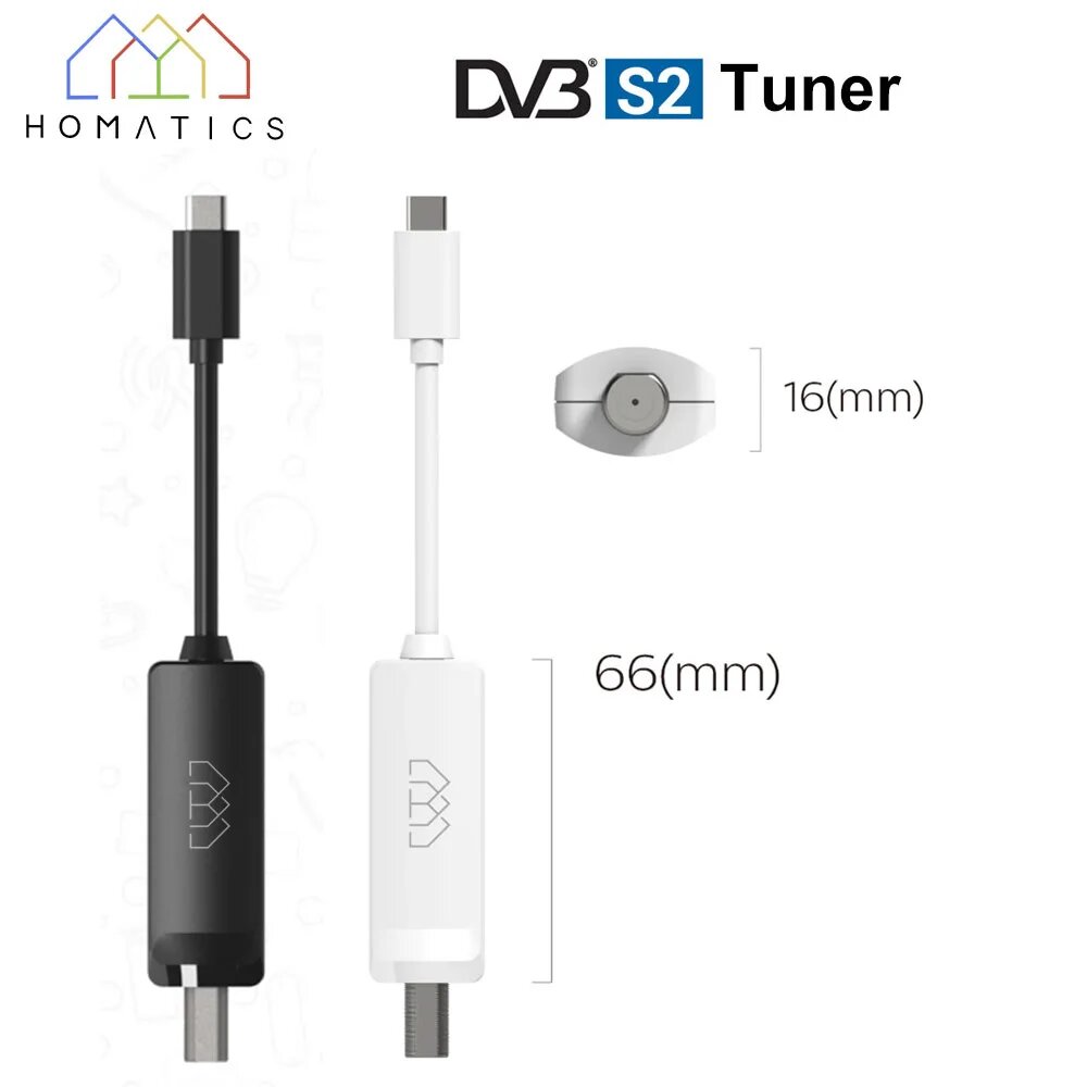 HOMATICS DVB-T2 DVB-S2 Тюнер для Android TV Box A0565-S2