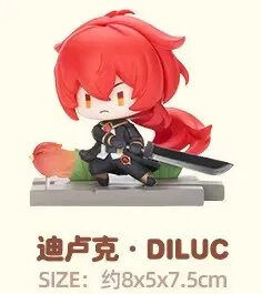 Фигурка Genshin Impact Diluc, Цвет: 1BOX