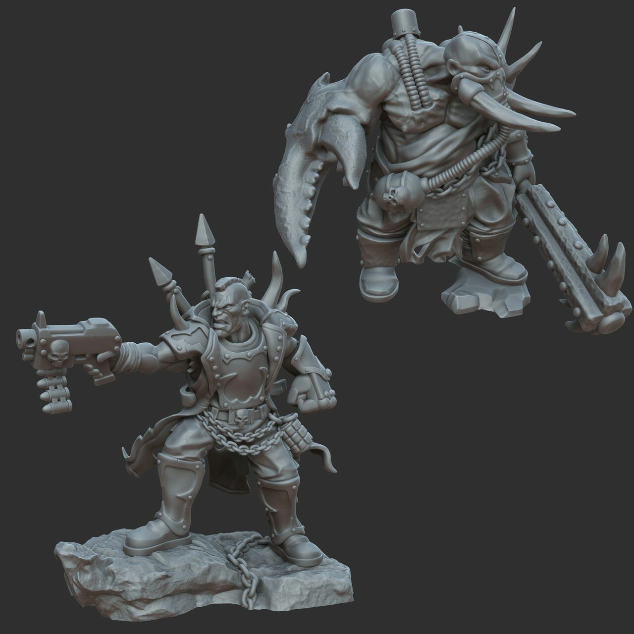 Сборная модель Warhammer 40000 Otis and Eric - Heretics