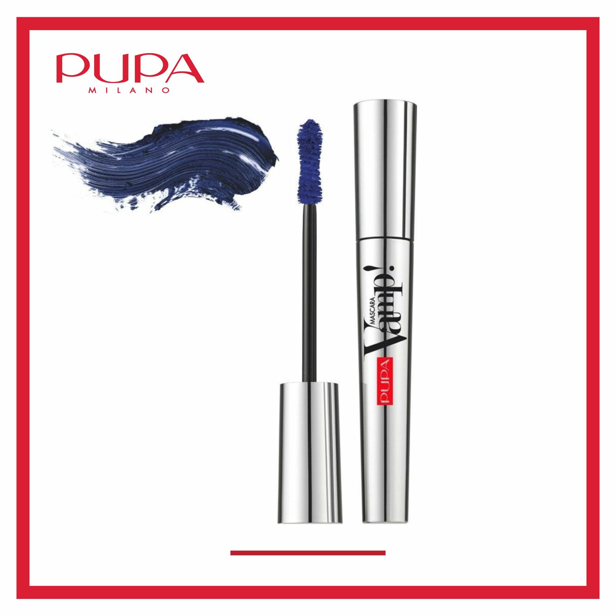 PUPA Тушь с эффектом огромных ресниц VAMP №300, синий глубокая ночь