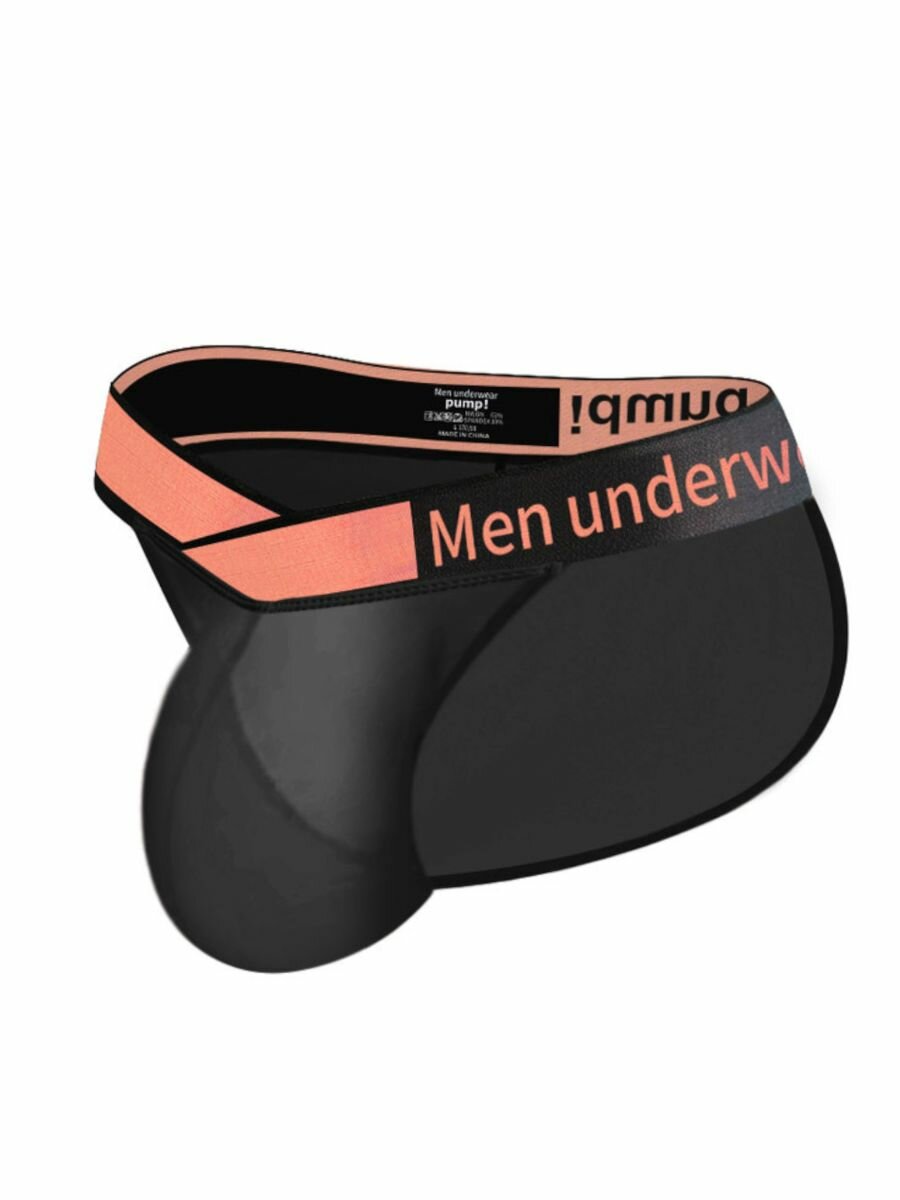 Мужские трусы танга черные PUMP! MP2701-2 XXL (52)