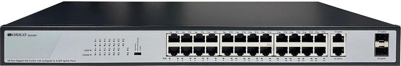 Коммутатор Origo OS2228P/370W OS2228P/370W/B1A (L2) 26x1