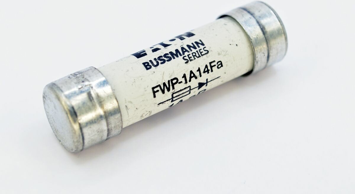 Предохранитель BUSSMANN FWP-1A14F Предохранитель быстродействующий с характеристикой AR 1А 690VAC 14x51мм 1шт