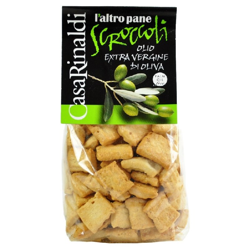 Хлебцы Casa Rinaldi Скрокколи с оливковым маслом /пакет/ 300г