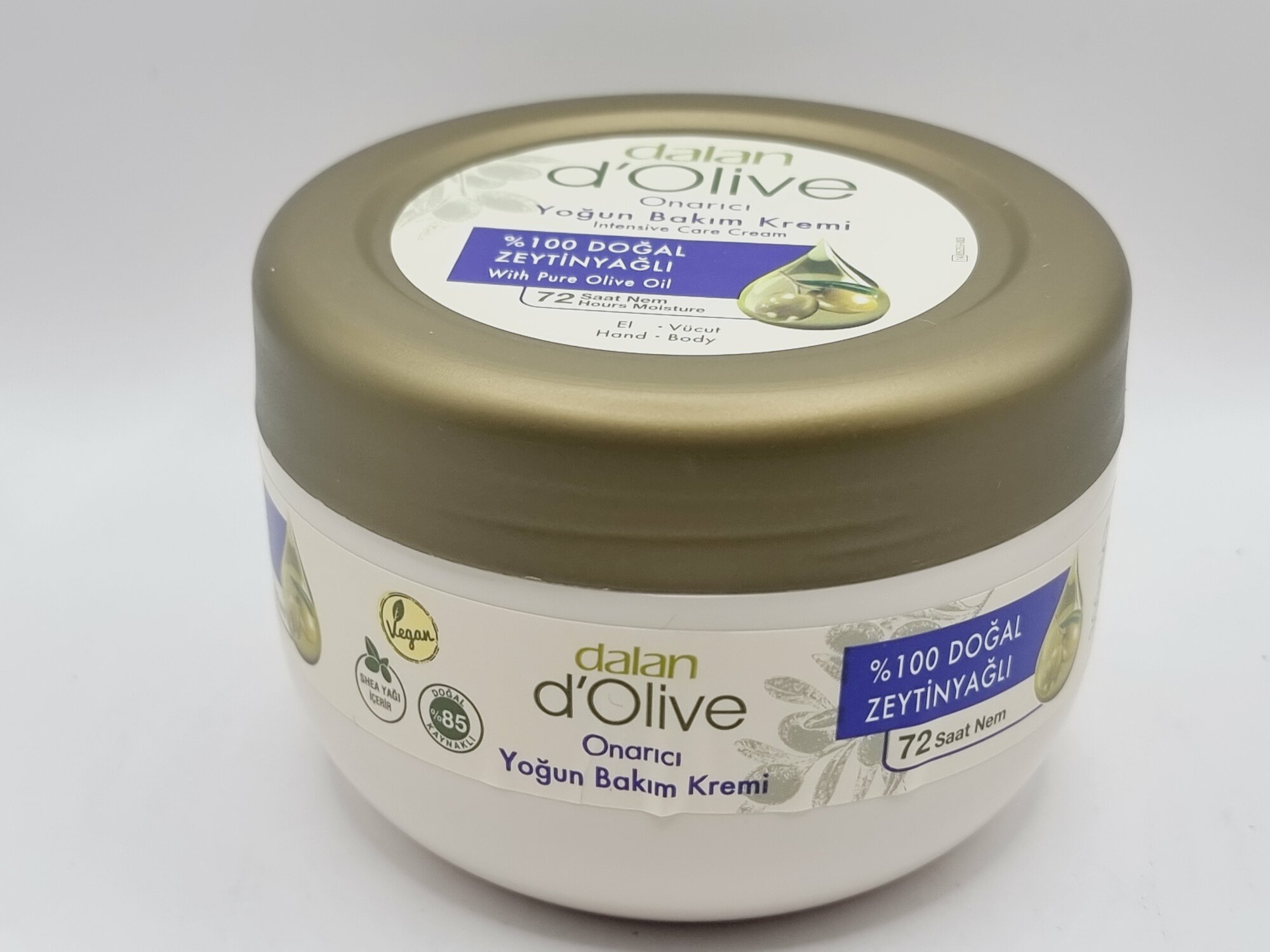 Крем Dalan d'Olive для рук и тела с оливковым маслом ультраувлажнение 300 мл (Турция)