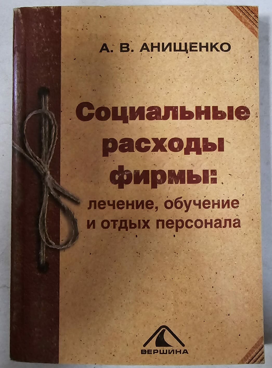 Социальные расходы фирмы: лечение, обучение и отдых персонала