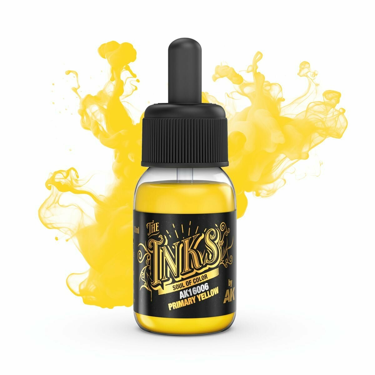 Краска для сборных моделей AK Interactive - The INKS: Primary Yellow (30ml)