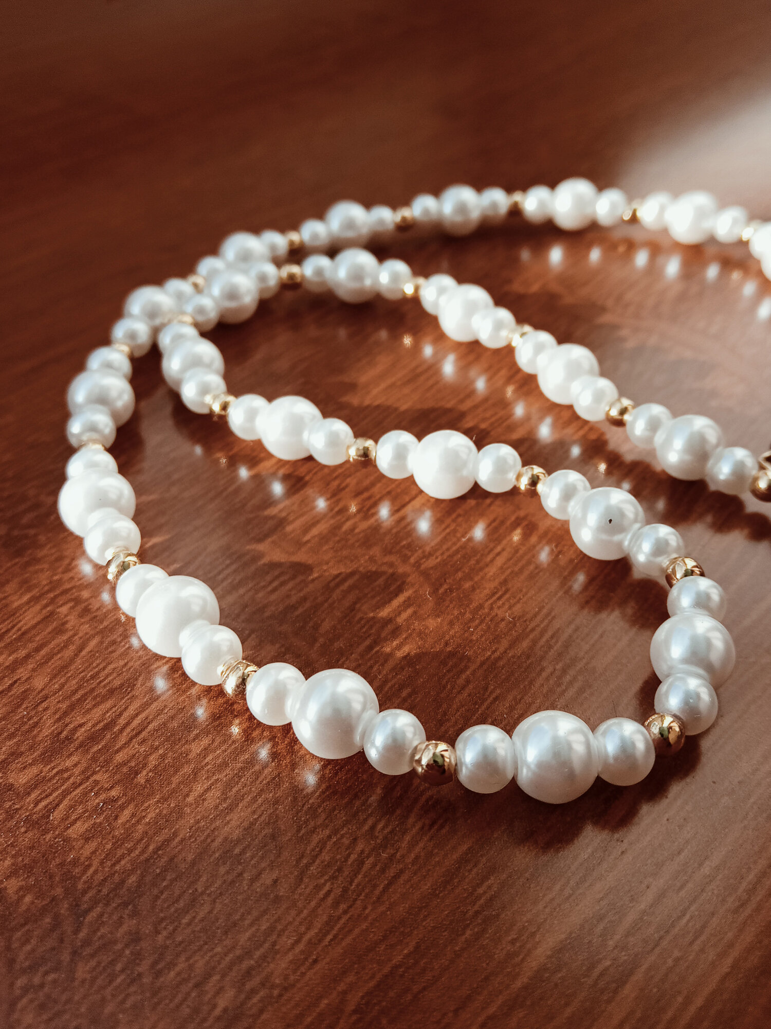 Бусы, жемчуг имитация