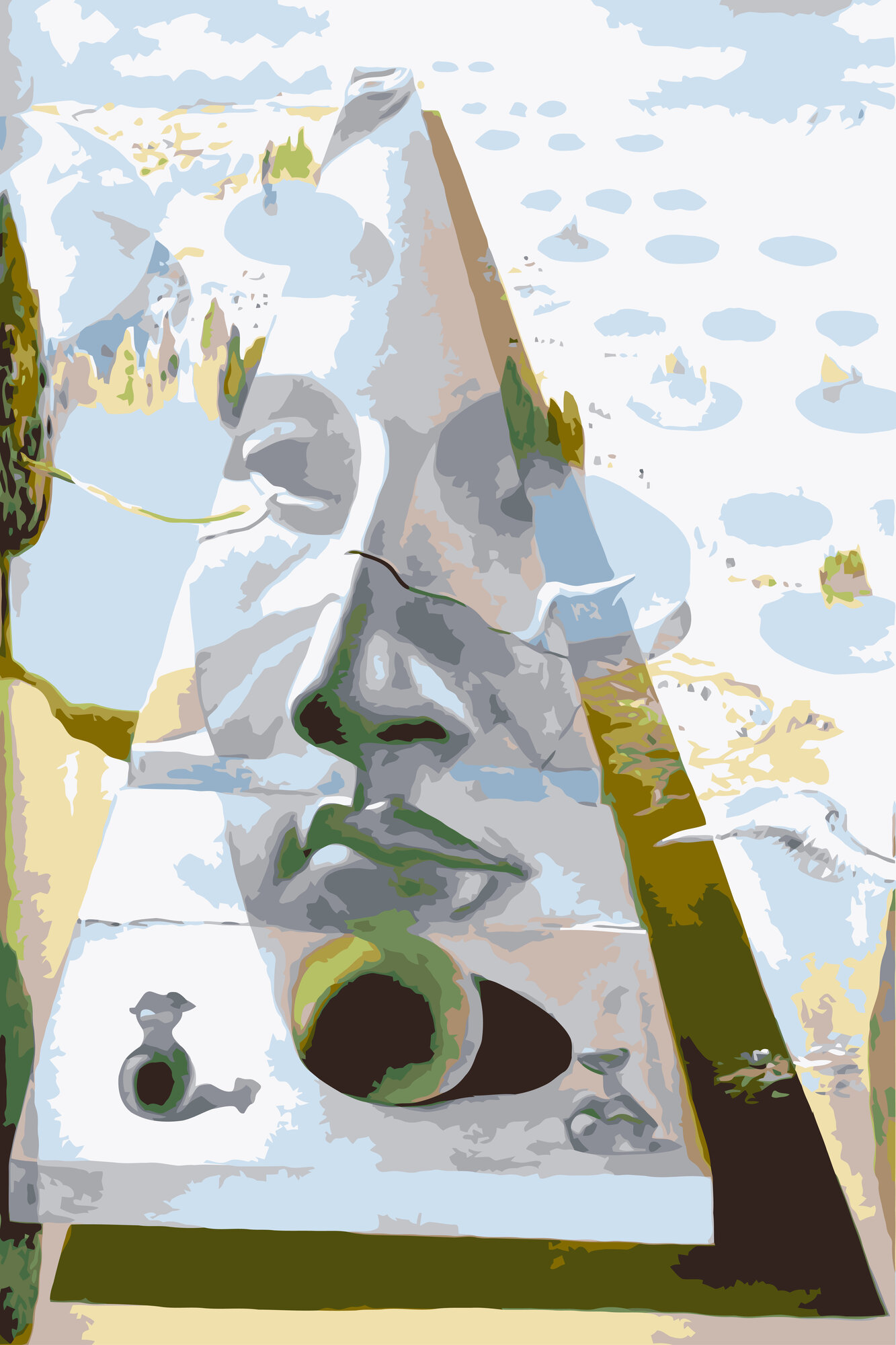 Картина по номерам Y-11 "Репродукция Сальвадора Дали-Афродита" 60x90