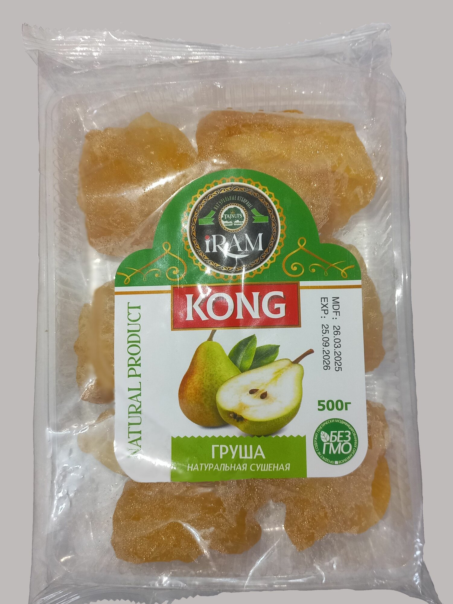 Kong Груша Сушеная 500г