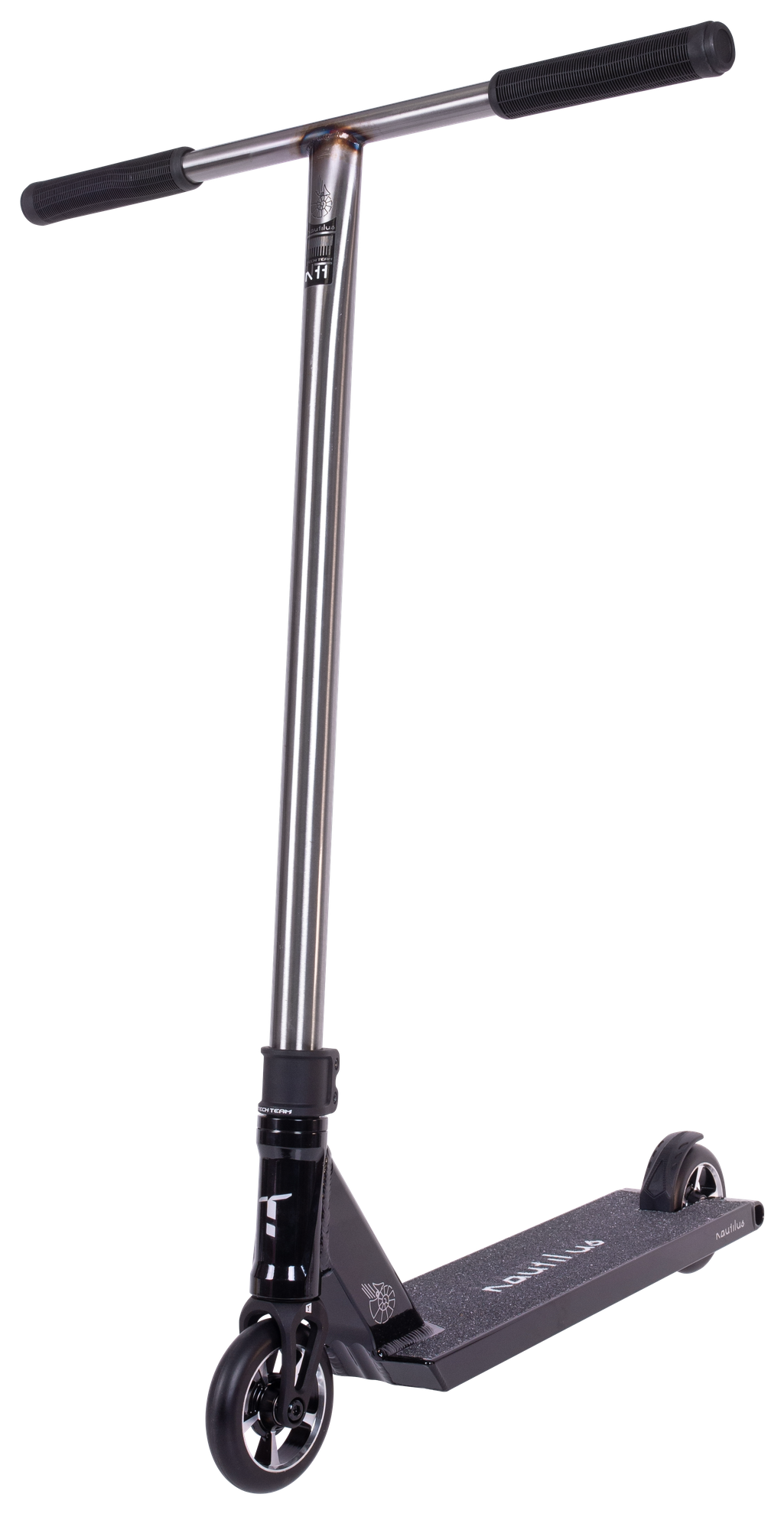 Трюковой самокат Tech Team "Nautilus", Стрит, HIC, до 175см, Black