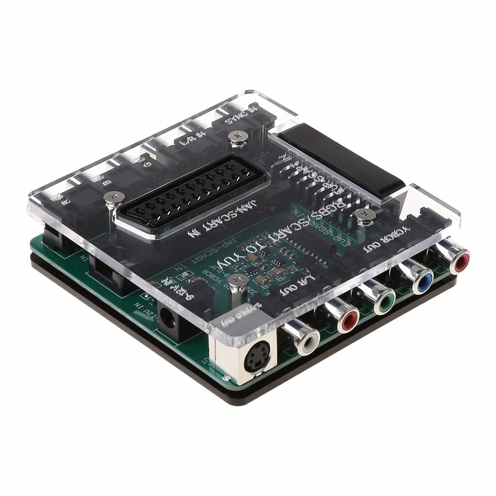 Видеоконвертер SCART RGBS в YUV YCBCR для консоли постоянного тока, аксессуары ретро-игр