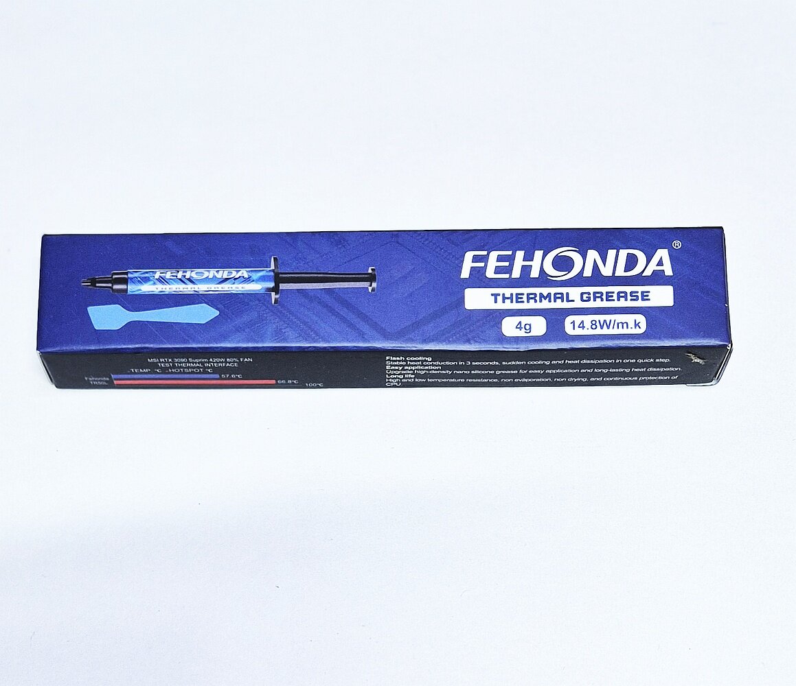 Паста теплопроводная Fehonda TR50L Thermal Grease 14.8W, 4 грамма, 14.8 Вт(м·K), -40/150C