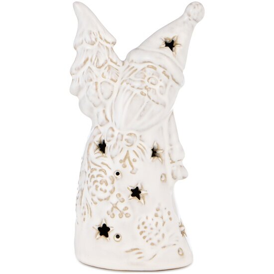 Фигурка Bronco дед мороз "pine cones" с led-подсветкой, 8,6*7,2*17 см