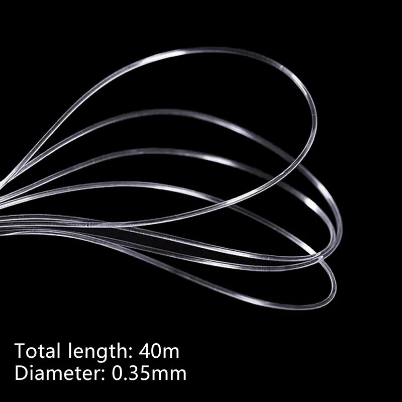 40 м прозрачная нейлоновая невидимая нить, рыболовная проволока, подвесные воздушные шары, проволочные украшения, рождественская гирлянда, нить, украшение для дня рождения
