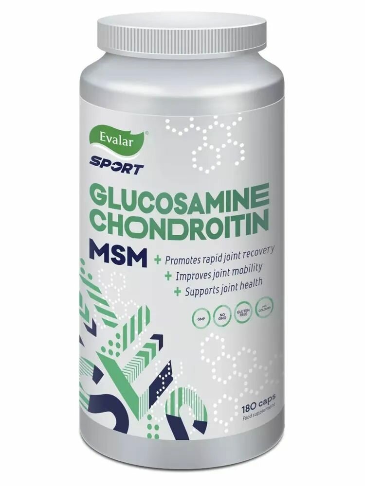 СпортЭксперт Глюкозамин Хондроитин МСМ капс. 710мг №180